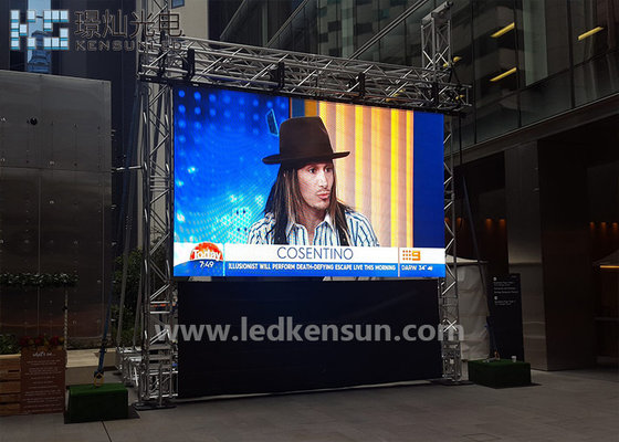 China Outdoor rental HD MBI5124 1R1G1B Full Color LED Module P4.81mm supplier
